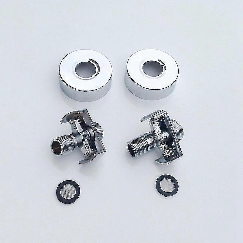 2x Adjusting The Angle Of Intake Pipe Copper Shower Head Angled Curved ...