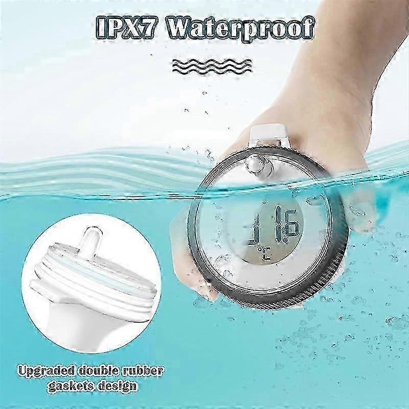 Wireless Pool Thermometer Floating Easy Read,Digital Pool Thermometer ...