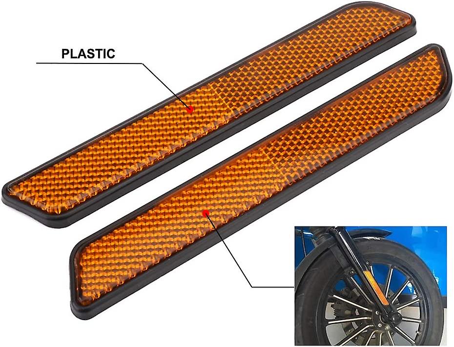 Motorcycle Front Fork Leg Reflector Stick On Reflective For Dyna ...