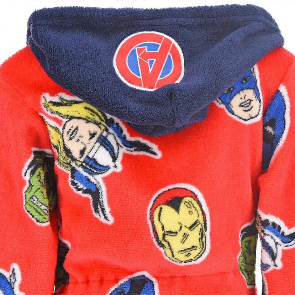 Marvel Avengers Boys VH2054 Hooded Dressing Gown / Robe | Fruugo UK