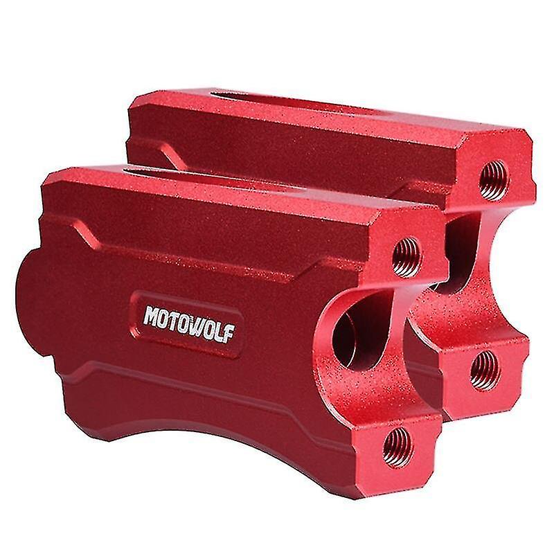 3 Colors Motorcycle Handlebar Heightening Riser Bar Clamp Mount Fits ...