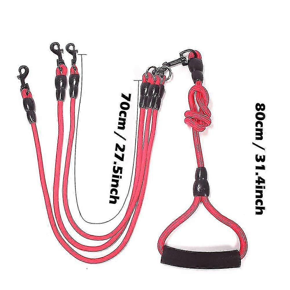 3 In 1 Dog Leashes, With Adjustable Detachable Coupler, 3 Way Dog Leash ...