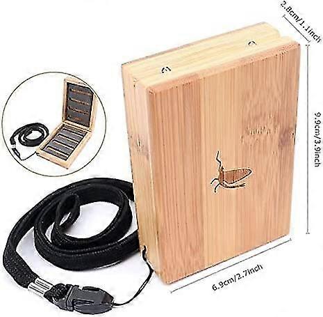 2024 Classic Bamboo Wood Fly Box Fly Fishing Flies Box | Fruugo UK