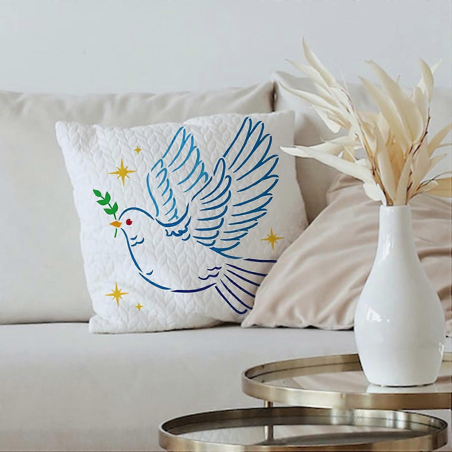 Dove of Peace Stencil 11.8x11.8 inch Peace Dove Drawing Painting ...