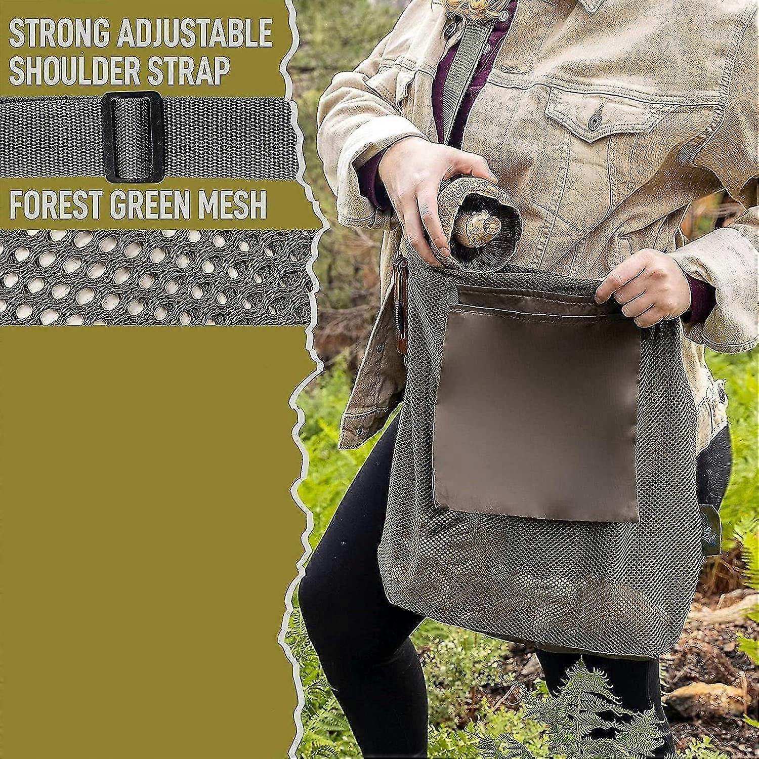 Mushroom Foraging Bag, Mushroom Hunting Bag, Mesh Mushroom Bag Picking ...