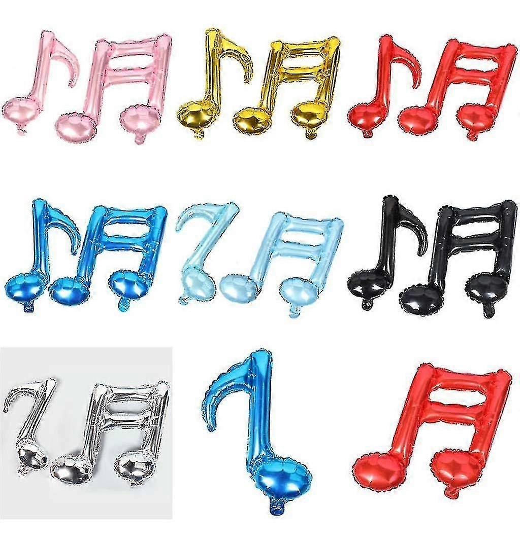 Funny Balloon Double Musical Concert Note,birthday Party Balloons 8th ...
