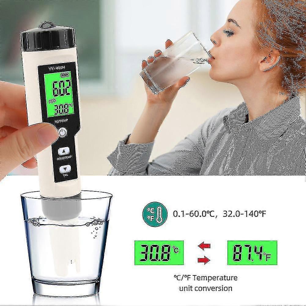 H2/temp Meter Water Quality Monitor Compatible Drinking Aquariums ...