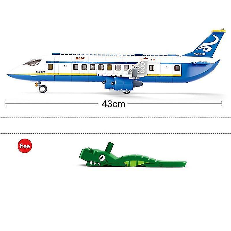 Interlocking blocks airport building blocks air plane passenger block ...