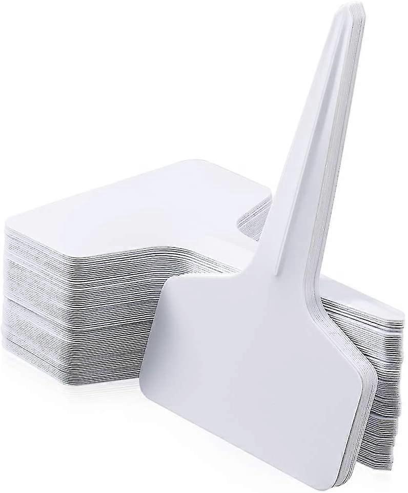 100 Pack Plastic Plant Tags, T-type Labels, Waterproof Reusable ...