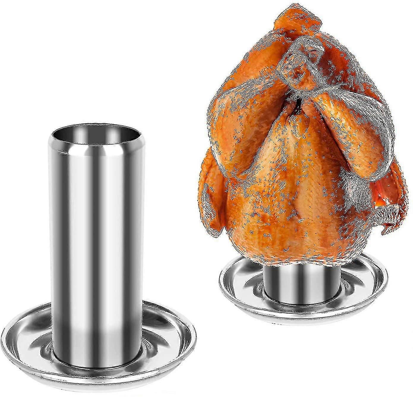 Chicken Holder Stainless Steel Chicken Roaster Poultry Rack For Grill ...