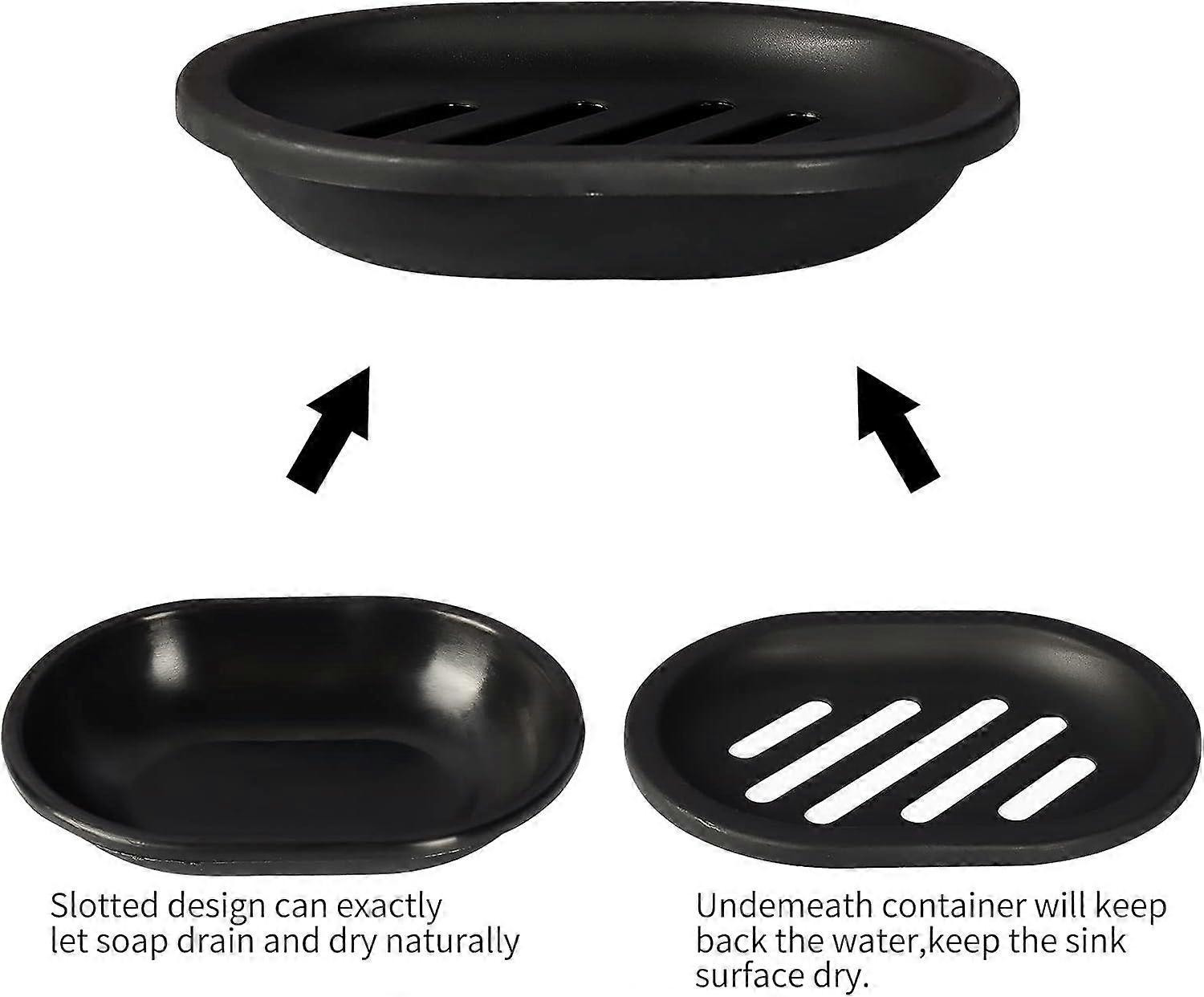 Soap Dish for Shower, 2pcs Soap Dishes Soap Savers for Bar Soap, Soap ...