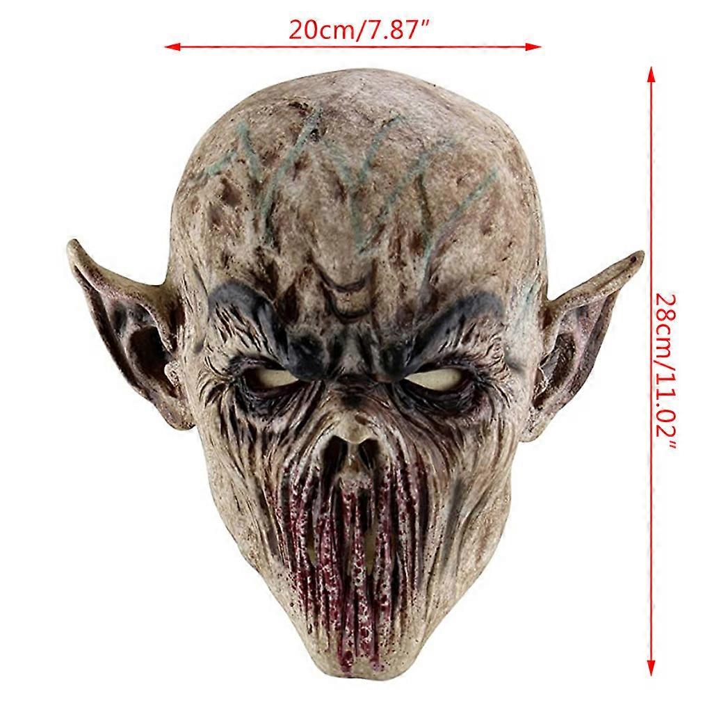 Scary Halloween Mask Terror Demon Devil Mask Cosplay Props Bloody Ghost ...