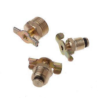 Npt 1/4" 3/8" 1/2'' Winged Style Drain Cock Solid Brass Water Drain ...