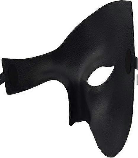Mens Mask Masquerade Mask Phantom of The Opera Half Face Mask | Fruugo UK