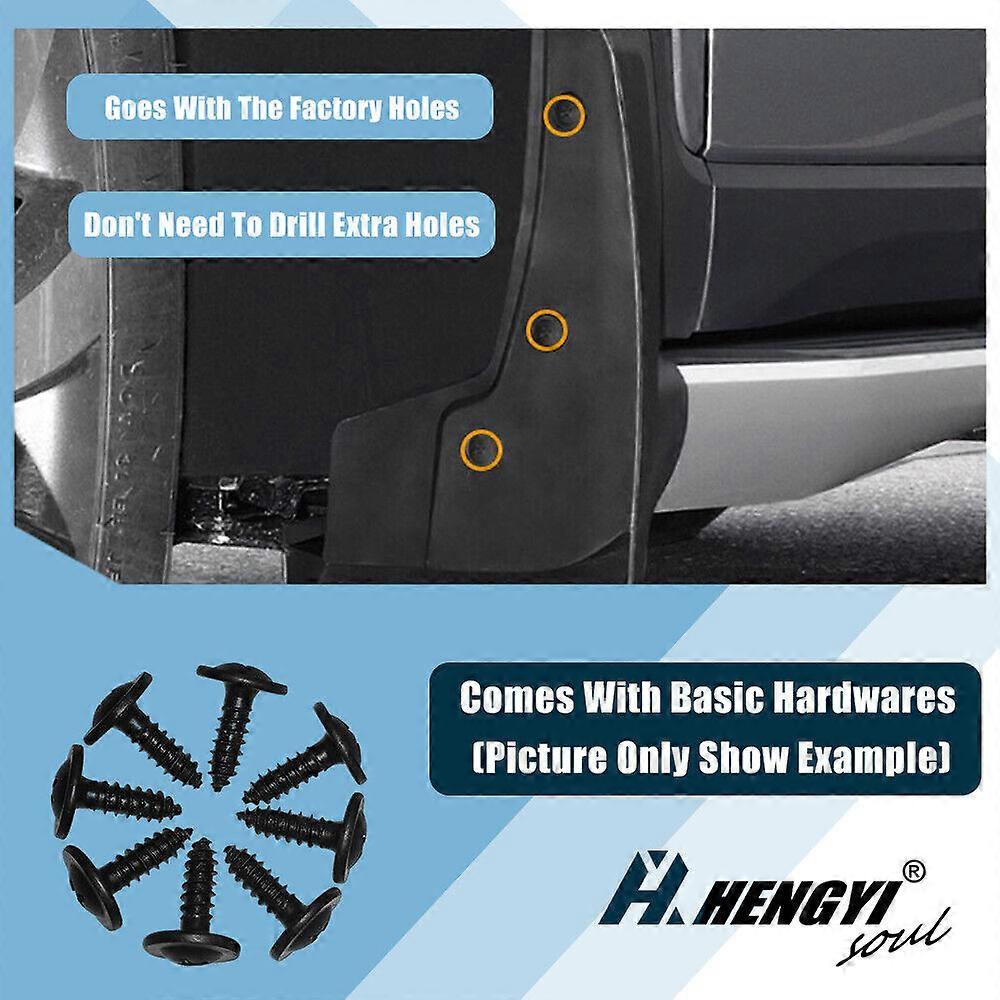 Set Splash Guards Mud Flap Fender for Ford Edge ST-Line 2019-2023 Front ...