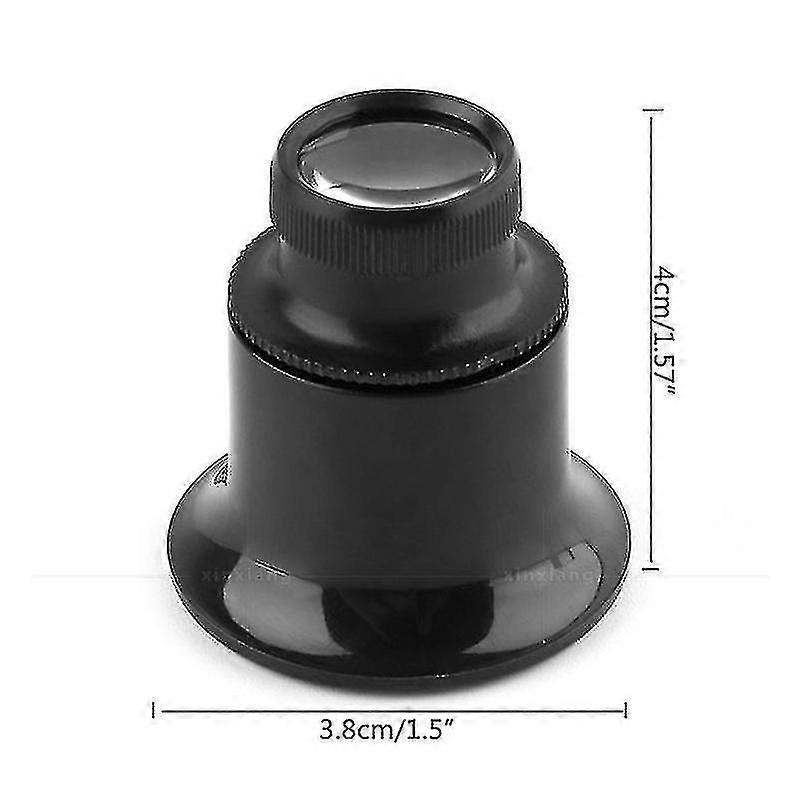 20x Watchmaker Magnifying Glass, Jeweler Inspection Lens Jewelery Loupe ...