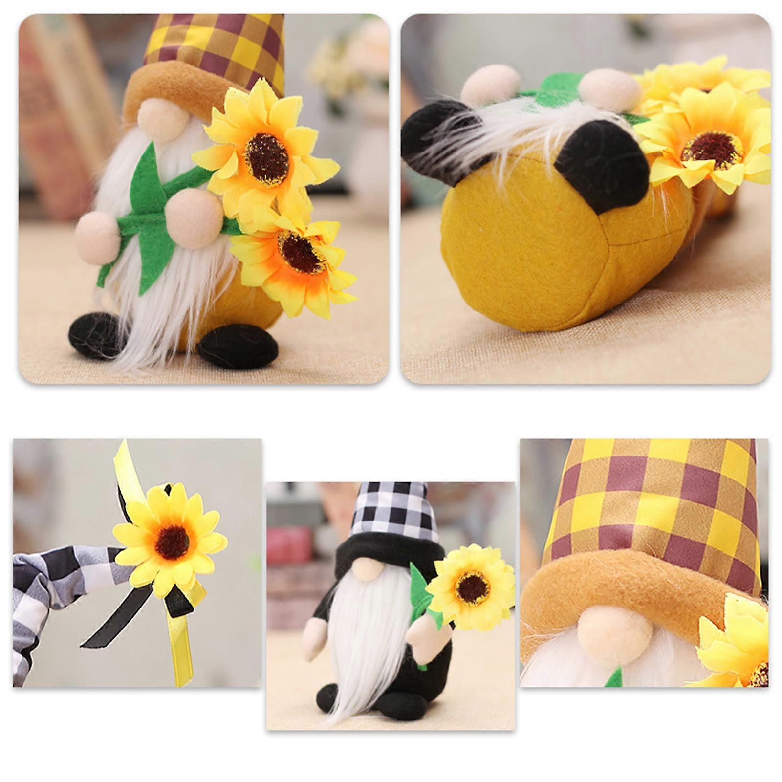 Grid Gnomes Scandinavian Tomte Nisse Swedish Sunflower Elf Home ...