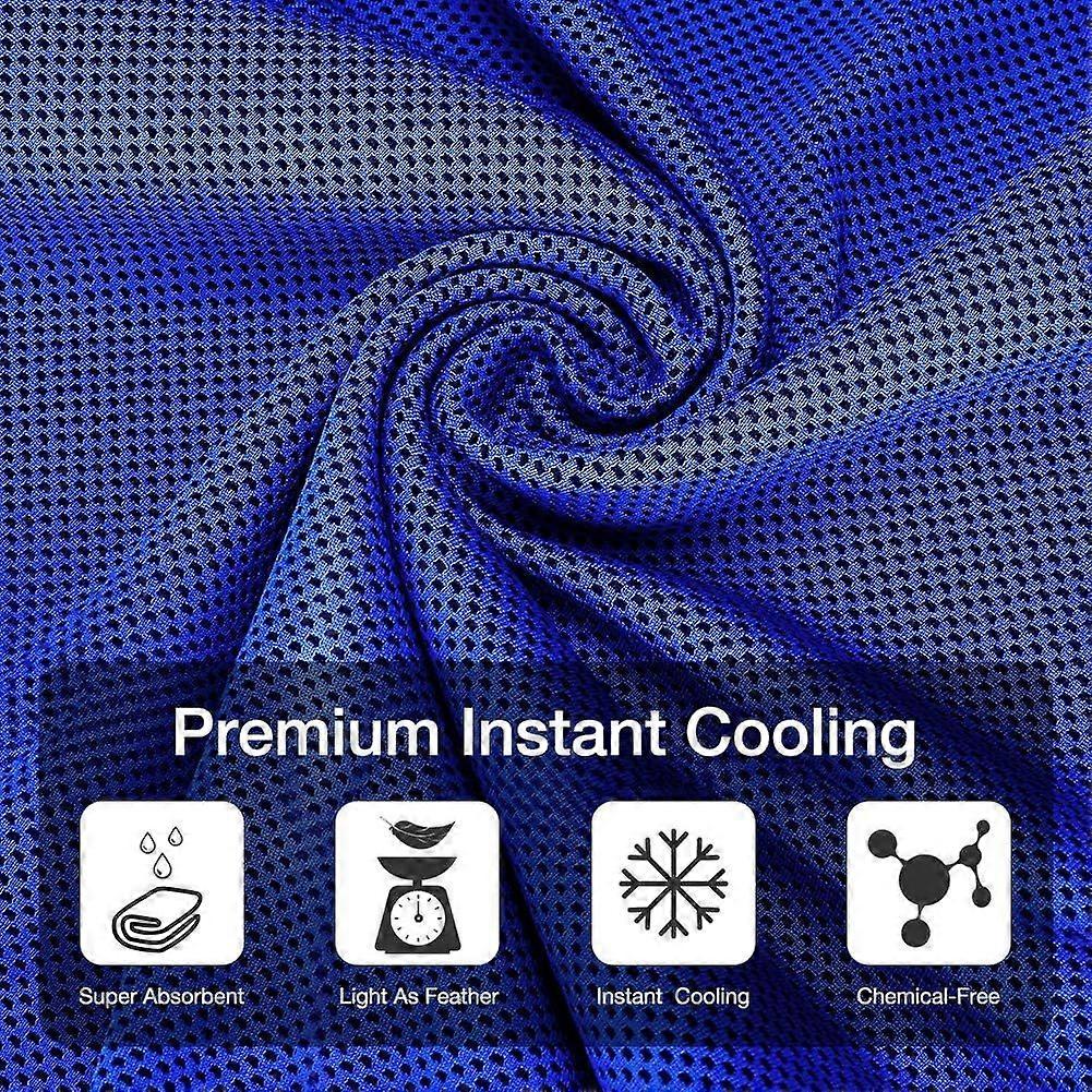 Cooling Towel 4 Pack Instant Relief Microfiber Cool Towels Chilling ...