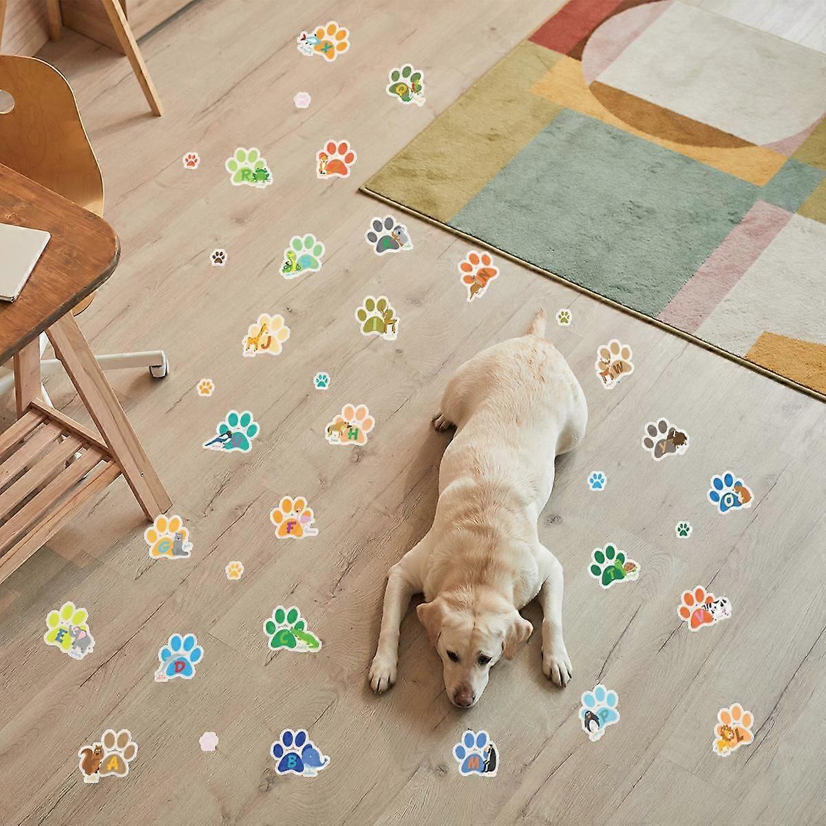 Paw Stickers, Dog paw Stickers, Colored paw Stickers for Scrapbook ...
