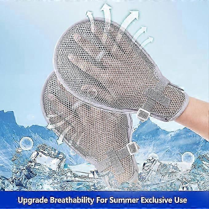Medical Restraint Gloves - Set of 2, Hand Protection Gloves for ...