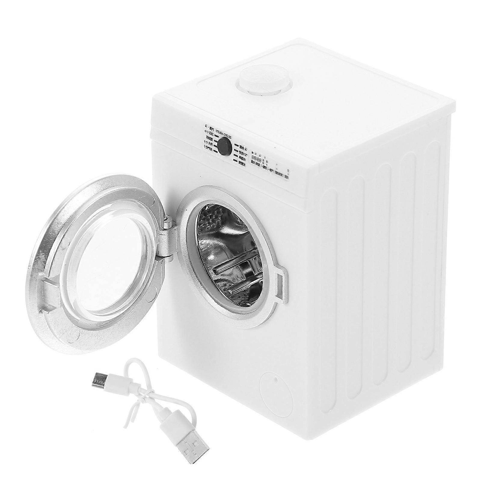 Miniature Washing Machine Decor Washing Machine Toy Model Mini Washing ...