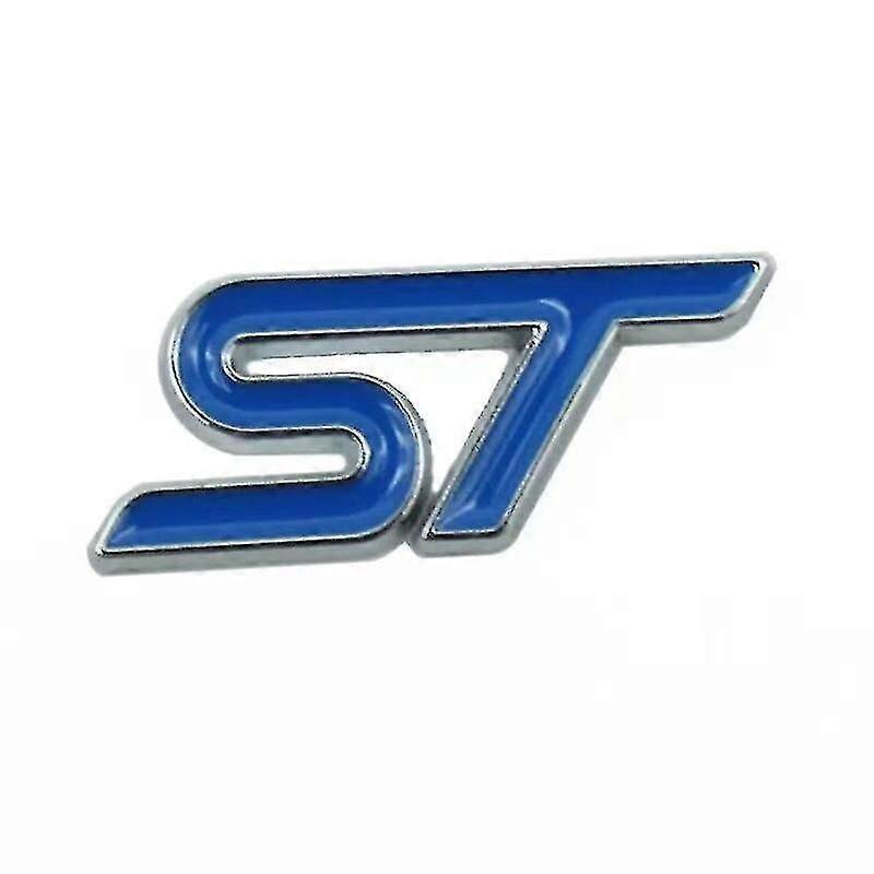 3d Metal Logo St Badge Decal Car Steering Wheel Emblem Sticker For Ford ...