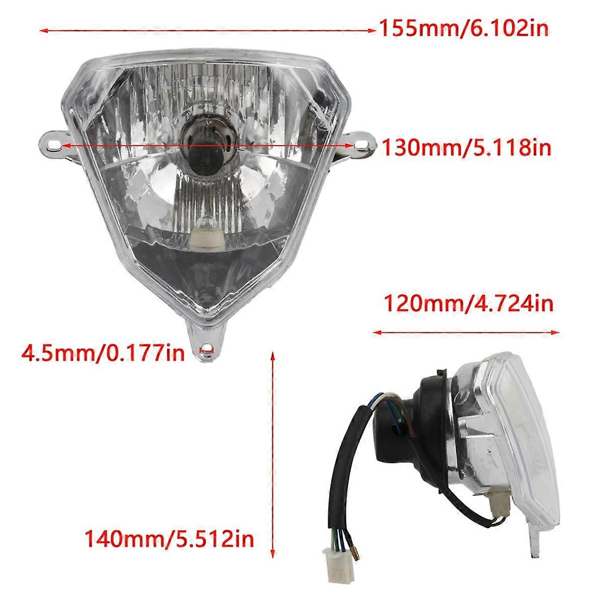 Motorcycle Headlight Halogen Headlight Wick Running Light for Beta RR ...