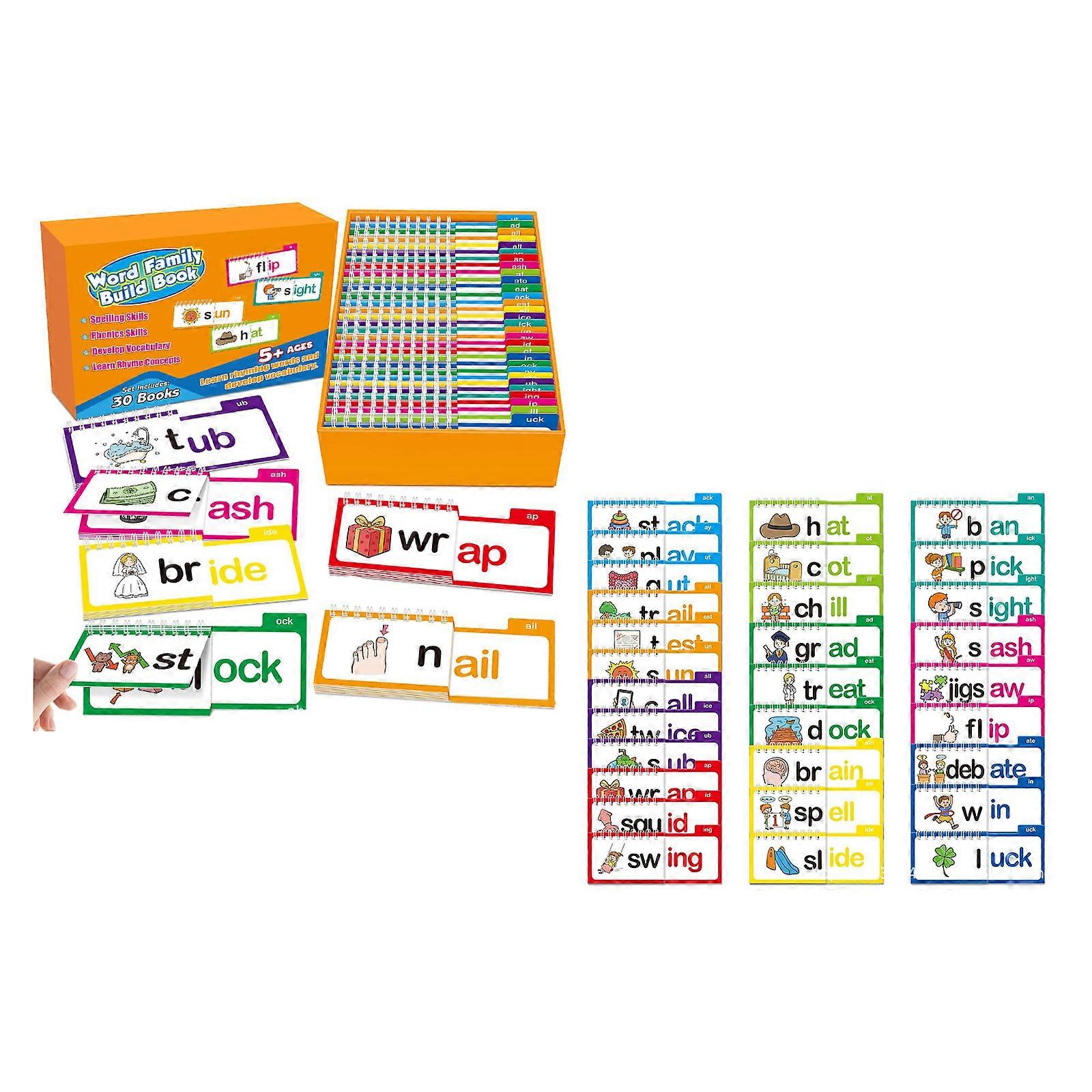 Read and Rhyme Flip Books Letter Sounds Flash Cards Phonics Flash Cards ...