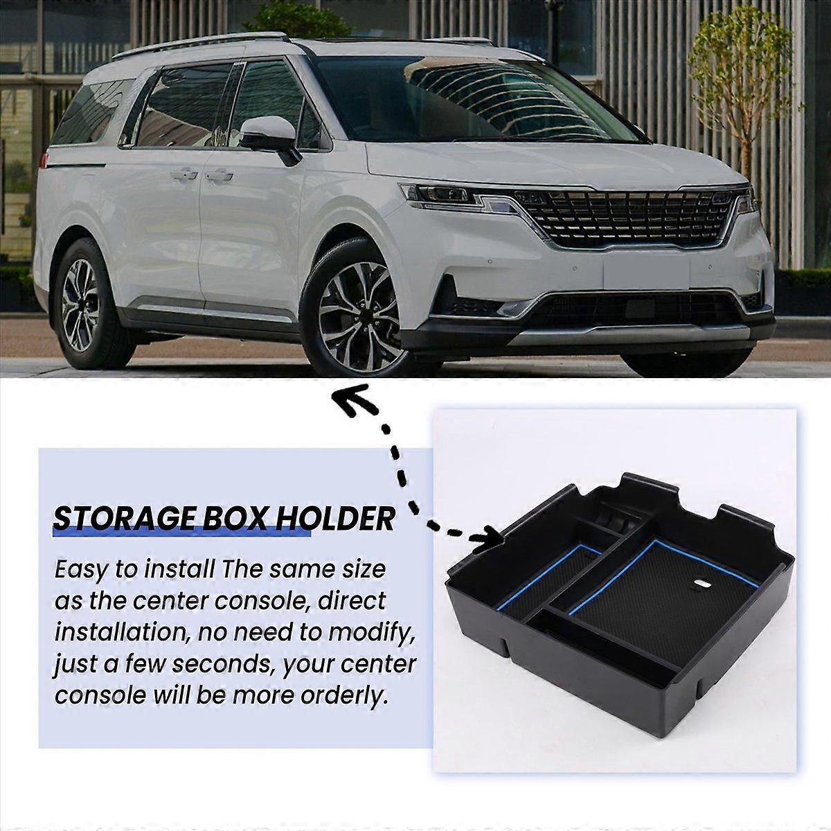 For Kia Carnival 2021 2022 Car Central Console Armrest Storage Box ...