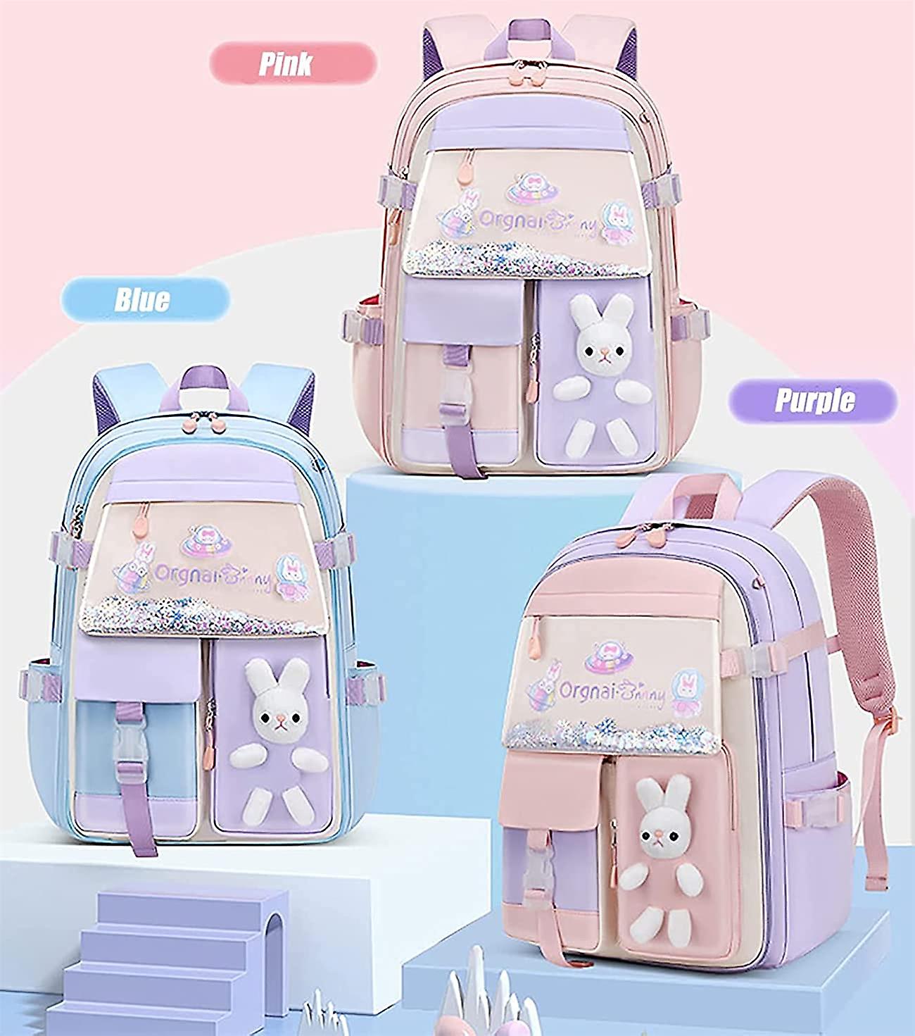Bunny Backpack, Kawaii Bunny Backpack For Girls, Large Capacity ...