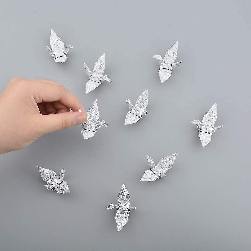 Origami Paper Cranes, 50pcs Handmade Folded Origami Paper Garland For ...