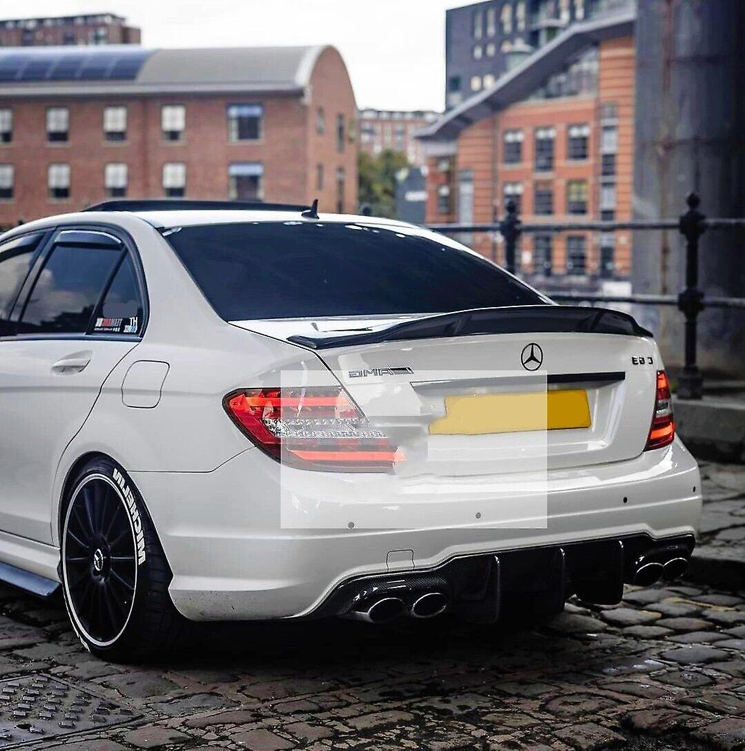 Mercedes C Class ‘c63 Amg Style’ W204 Gloss Black Ducktail Spoiler 2007 ...