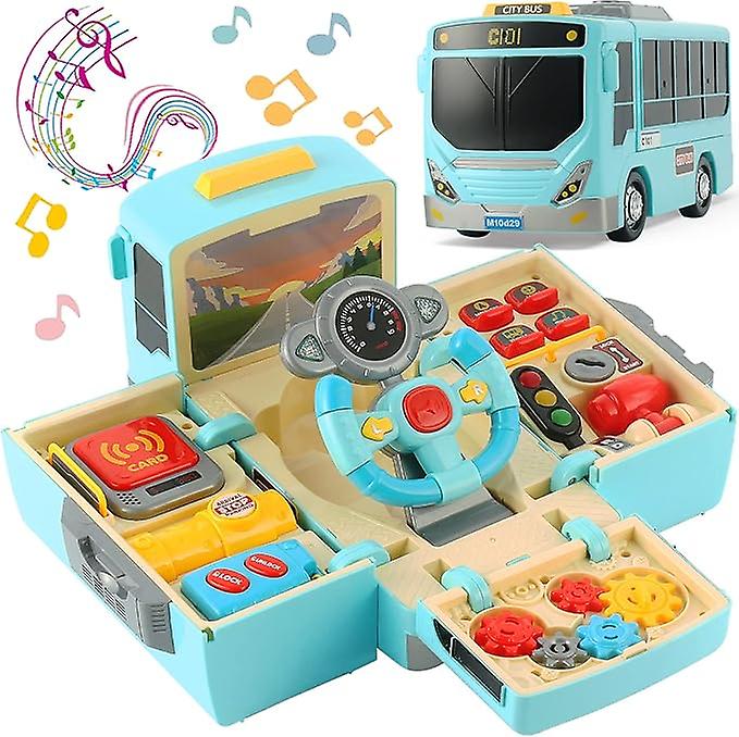 New Simulation Steering Wheel Gear Toy With Music Education Knowledge ...