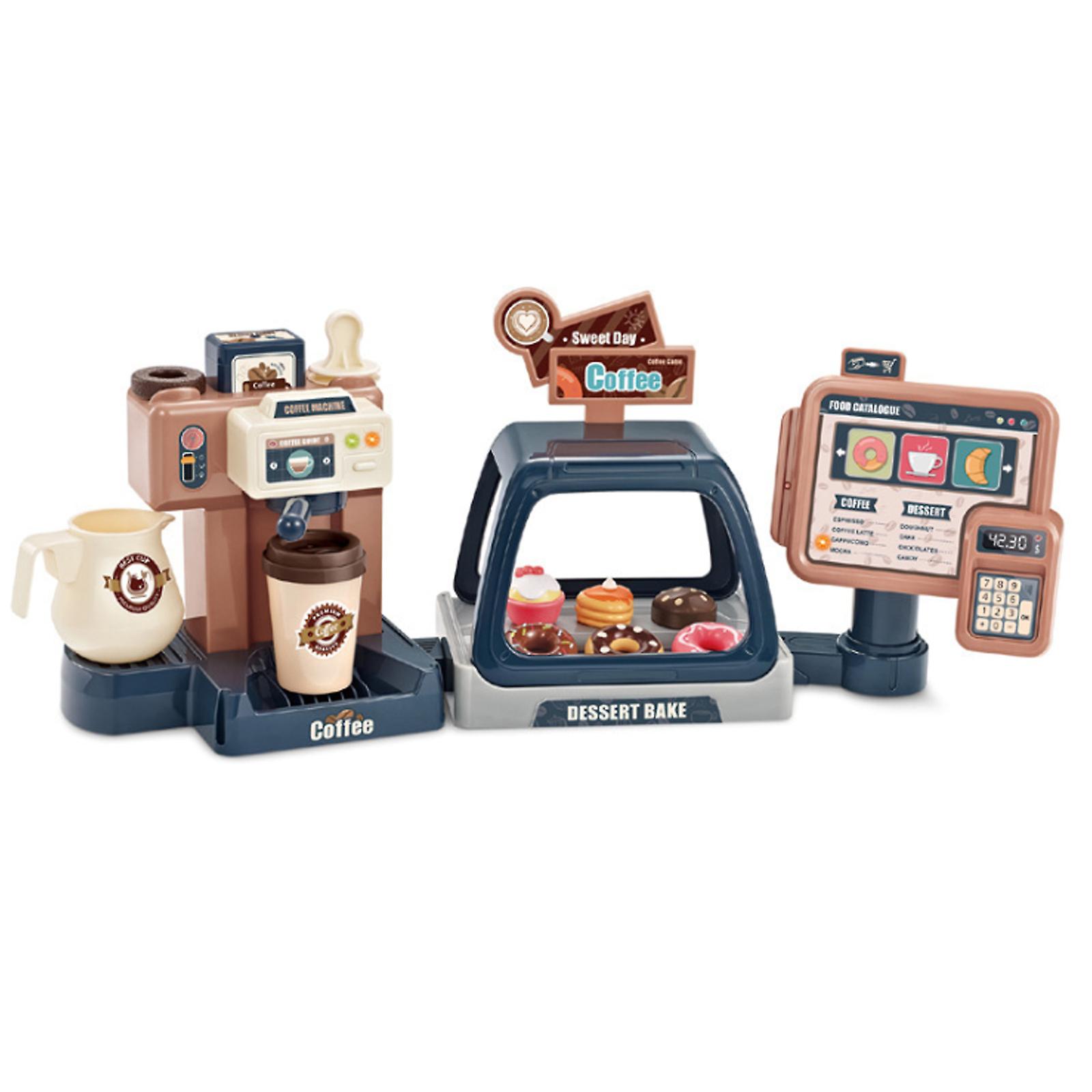 Coffee Machine Toy Simulation Sound And Light Water Supermarket Players ...