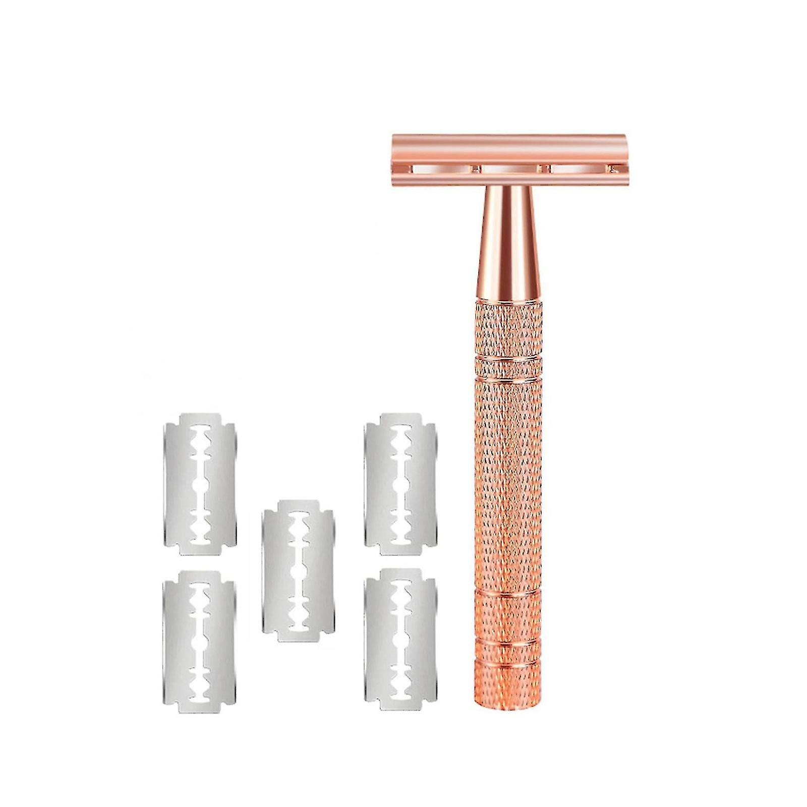 Reusable Double Edge Safety Razor for Women, Single Blade Razors for ...