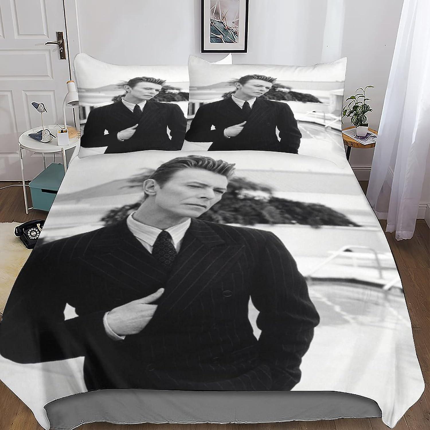 David Bowie Duvet Cover Singer Bedding Set Comforter Cover Rock 'n ...