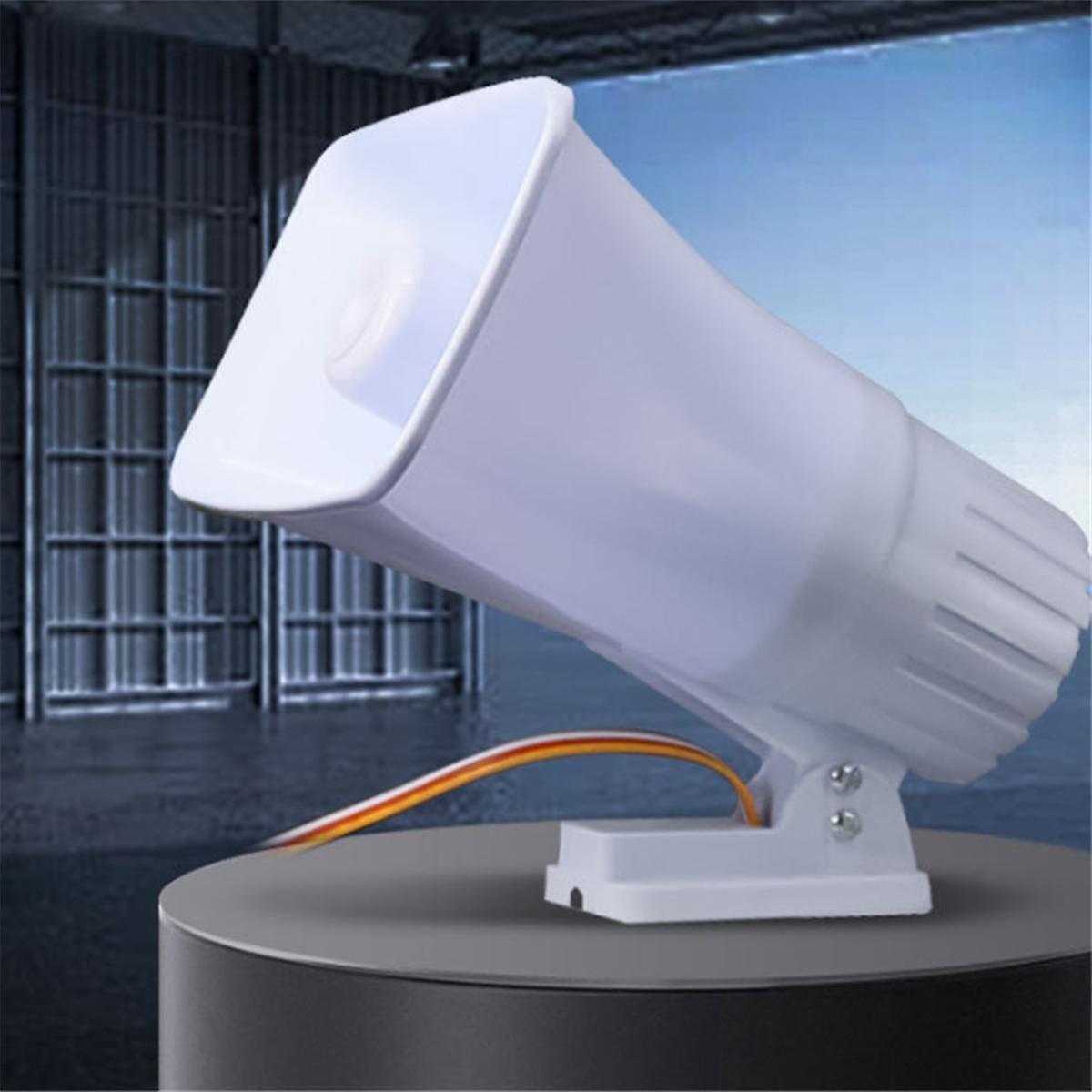 DC 12V Wire 30 Watt Siren Dual Tone Indoor/Outdoor 120Db Sounder Super ...