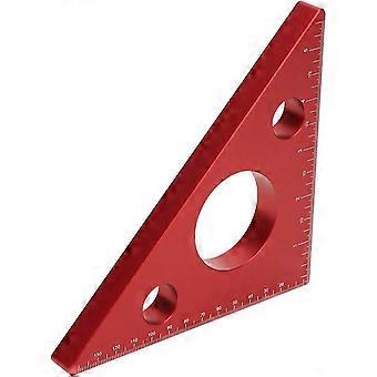 45 Degree Aluminum Alloy Angle Ruler, Square Triangle Angle Ruler ...