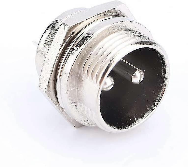 Gx16 Aviation Plug Socket 2 Pin Screw Type Male Female Metal Aviation ...