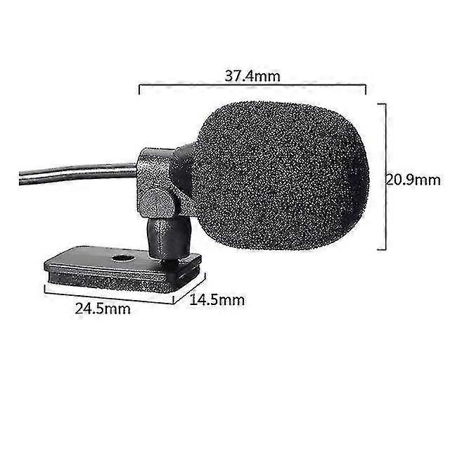 Car Stereo Microphone Cable Length 3m External Microphone For Car Head ...
