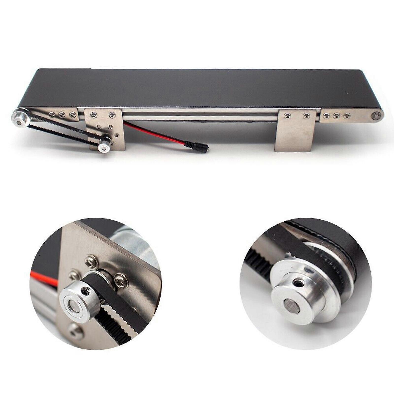 Metal Desktop Conveyor Belt Small Assembly Line Electric Conveyor AC100 ...