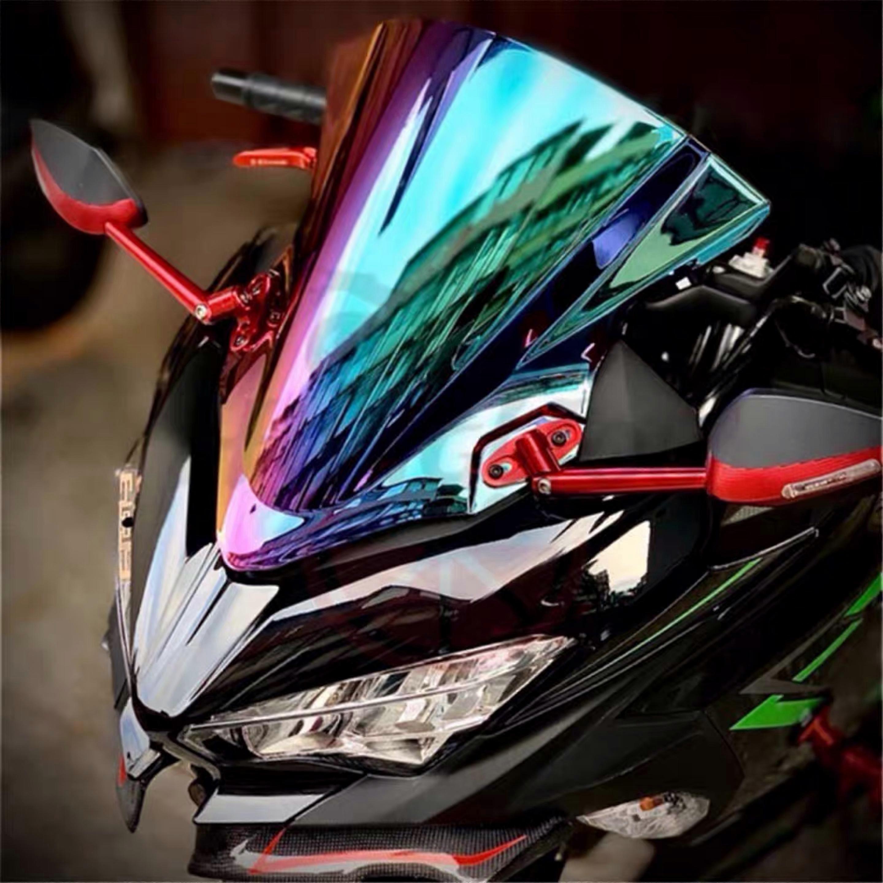 Seven colors of the new windshield are suitable for Kawasaki NINJA400 ...