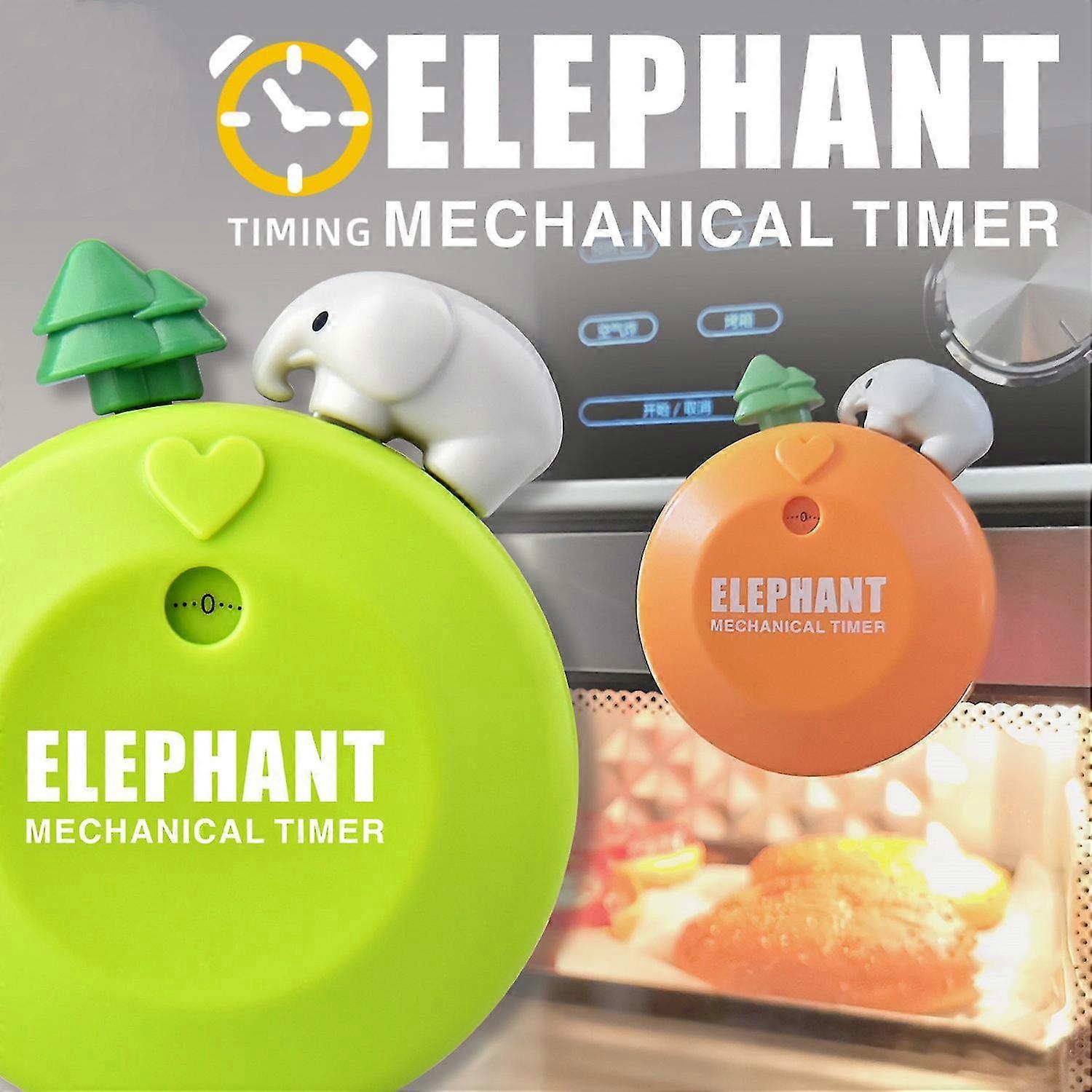 Cartoon Timer 60-Minute 360 Degree Rotating Accurate Elephant Shaped ...