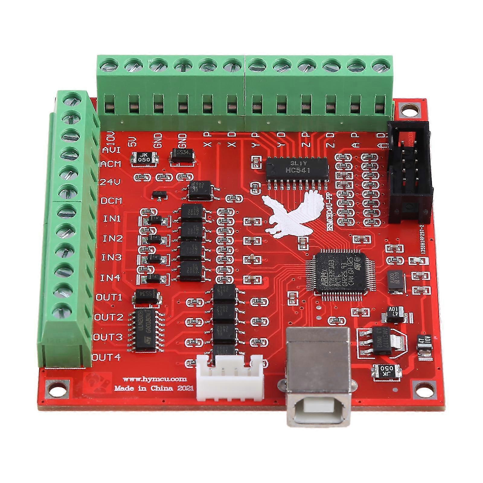 4 Axis Mach3 Stepper Motor Motion Controller Card Breakout Board Usb ...