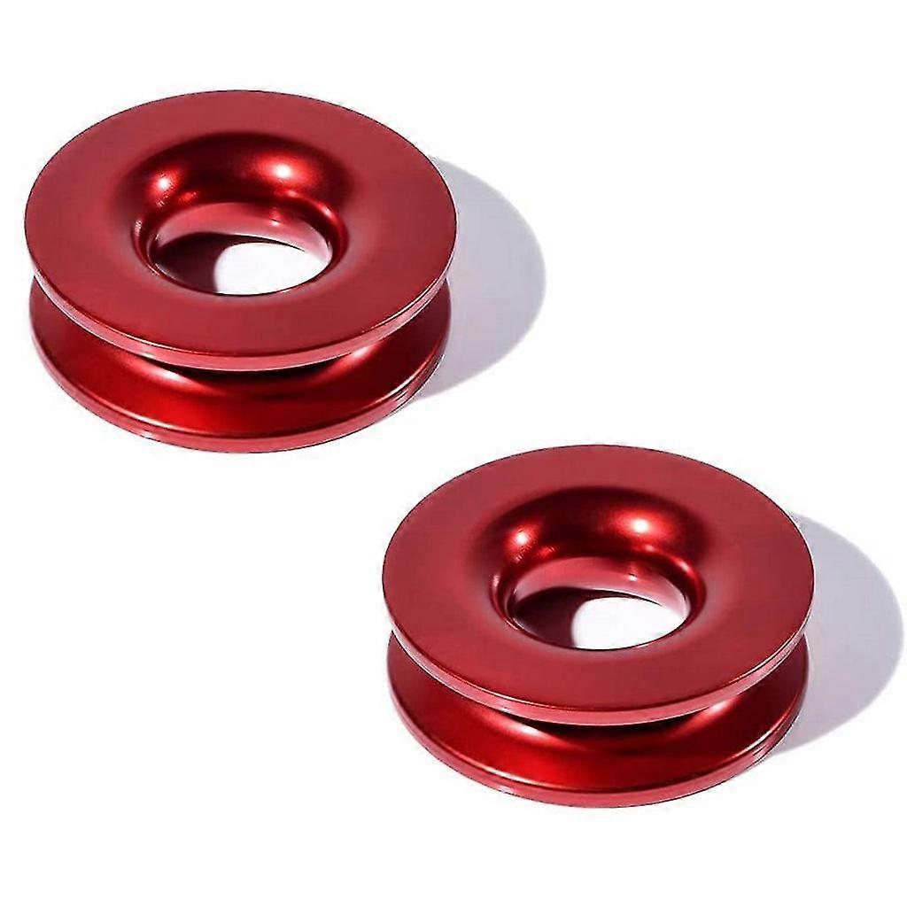 Snatch Block Recovery Ring 3/8 1/2" Winch Pulley System For Tow Rope ...