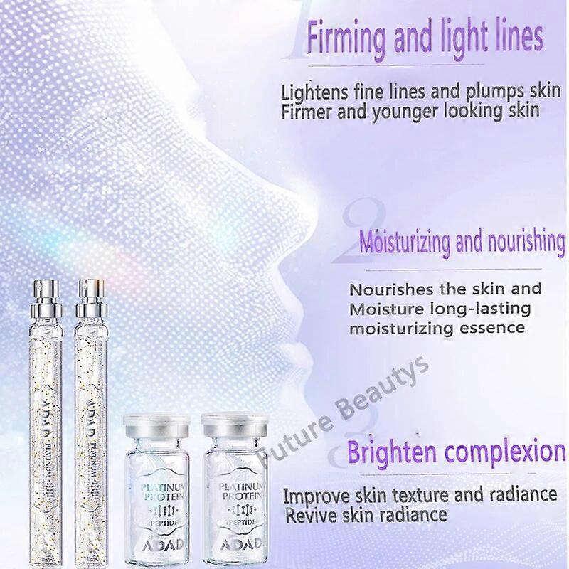 24K Gold Collagen Silk Thread Serum Set Facial Absorbable Collagen ...