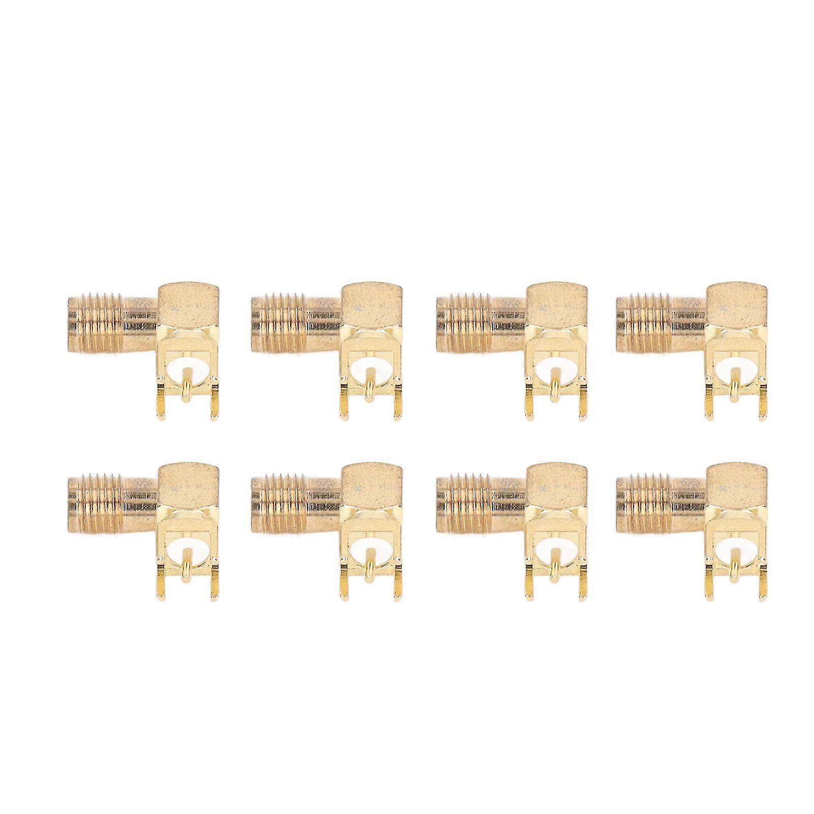 RF Connector Panel 90 Degree 4 Pin Coaxial Adapter 10Pcs Antenna Base ...