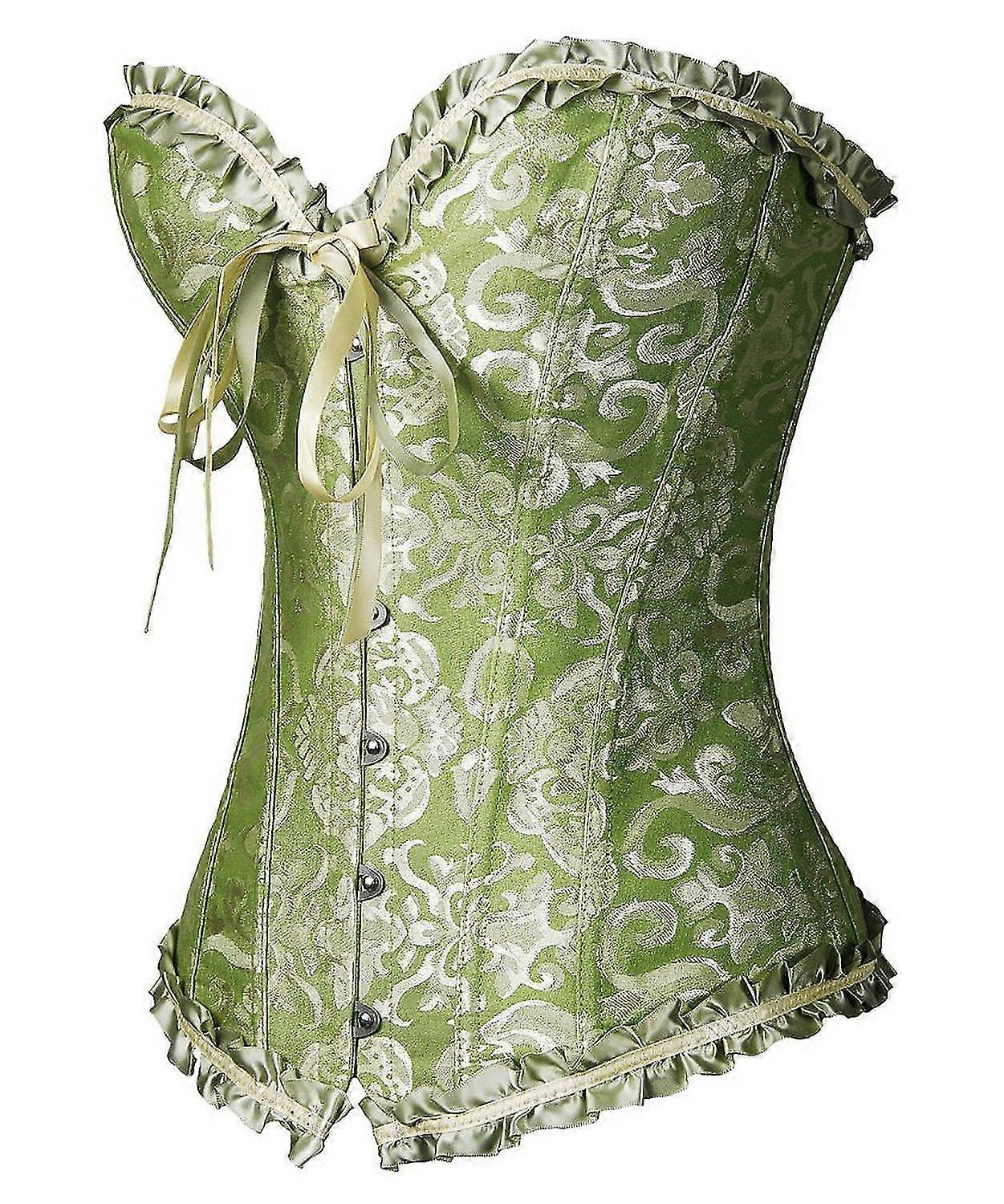 MIMIGO Women's Vintage Palace Shapewear Bustiers Corsets Satin Boned ...