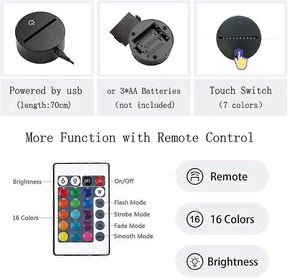 SBSG Kochou Shinobu 3D Illusion LED Anime Lamp Demon Slayer Neon Night ...