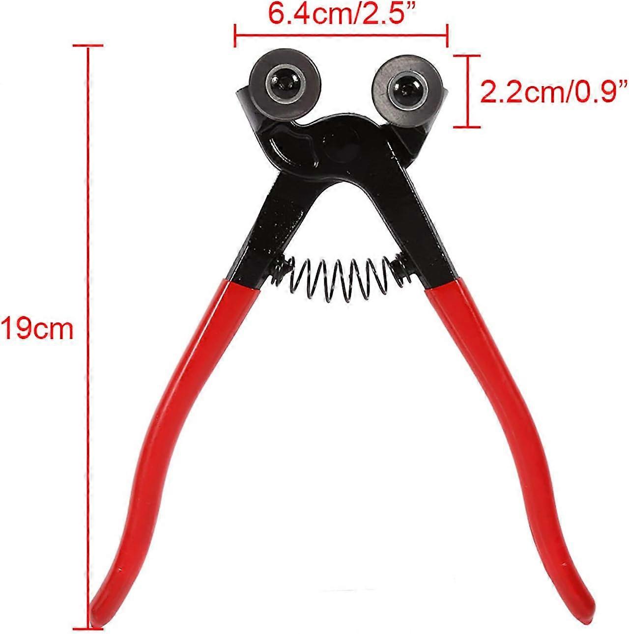 Glass and Ceramic Tile Nippers, Mosaic Cutter Pliers, 200mm Wheel ...